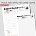 Board Game and Video Game Trackers Bundle Track Wins, Ratings, Reviews ...