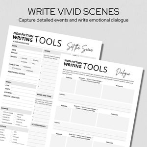 Non-fiction Writing Bundle Author Tools to Write Your Memoir or Short ...