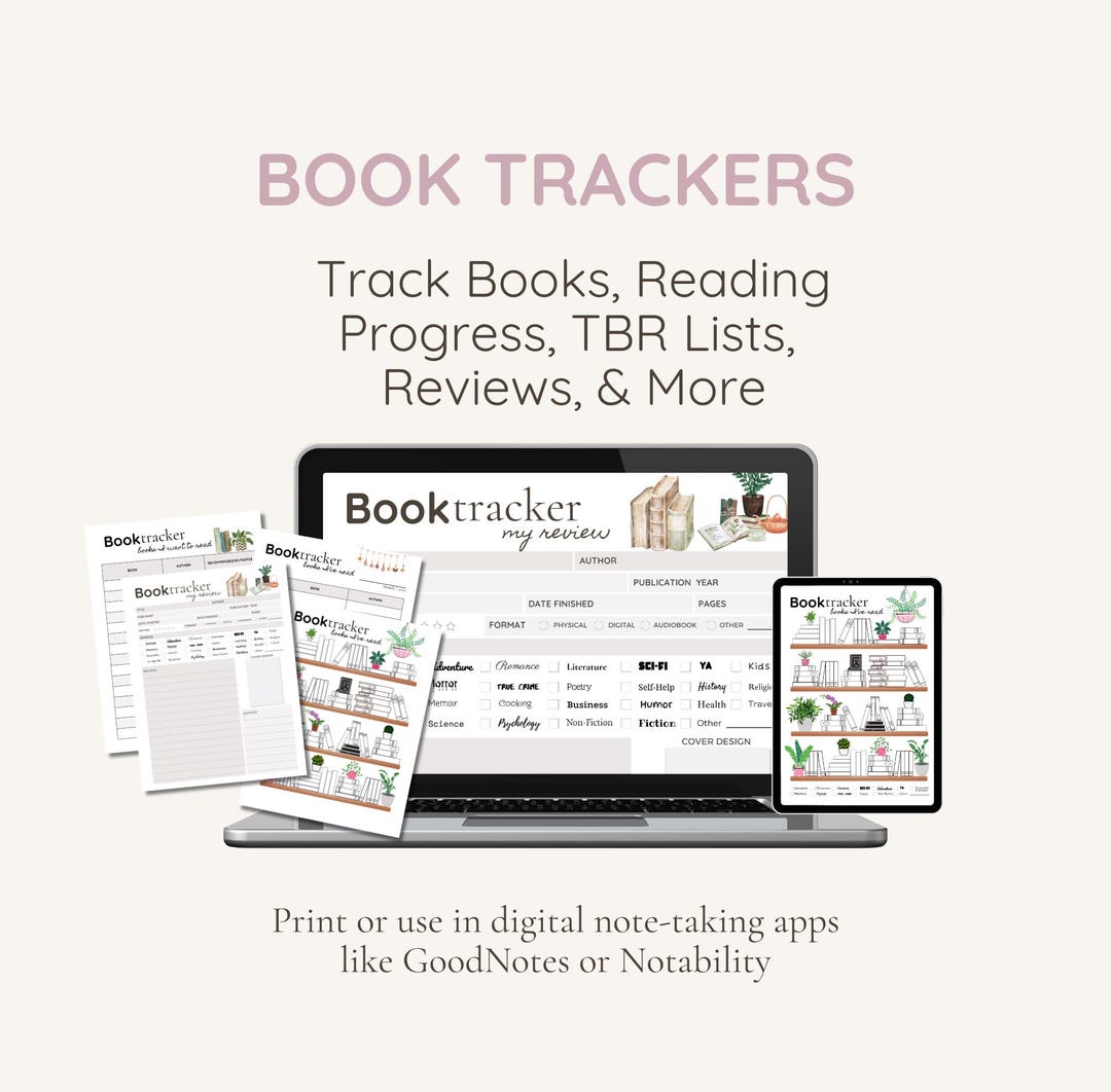Book Trackers – Digital Reading Journal to Track Books, Reading ...