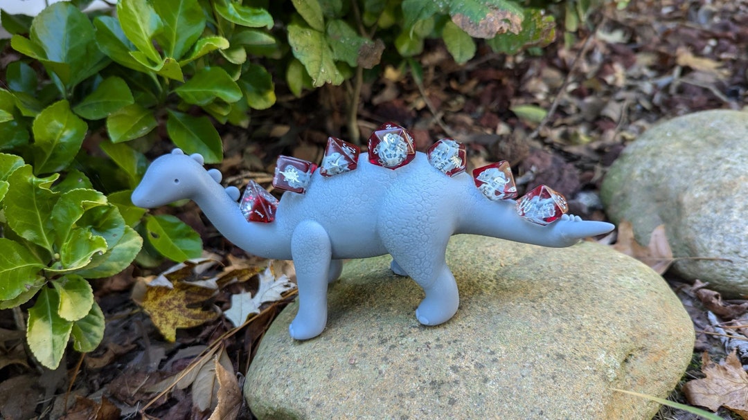 Stegosaurus Dienosaur | Resin Dice Holder | 3D Printed - Etsy
