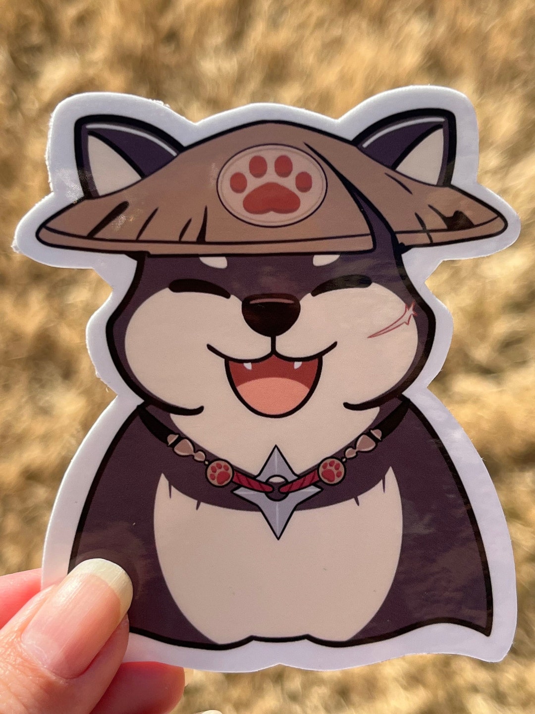 Samurai Doggo Sticker - Etsy