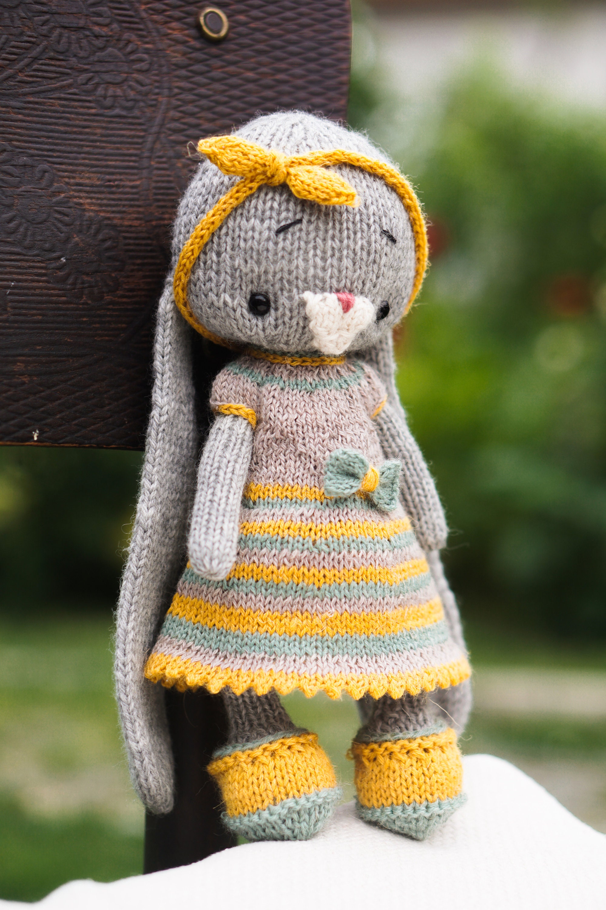 Knitting Patterns - Cute Clothes Set for Small Toys - Knitting Pattern ...