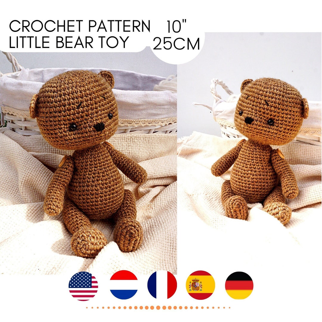 Crochet Patterns, Crochet Bear Pattern, Amigurumi Bear Patterns, Sweet ...