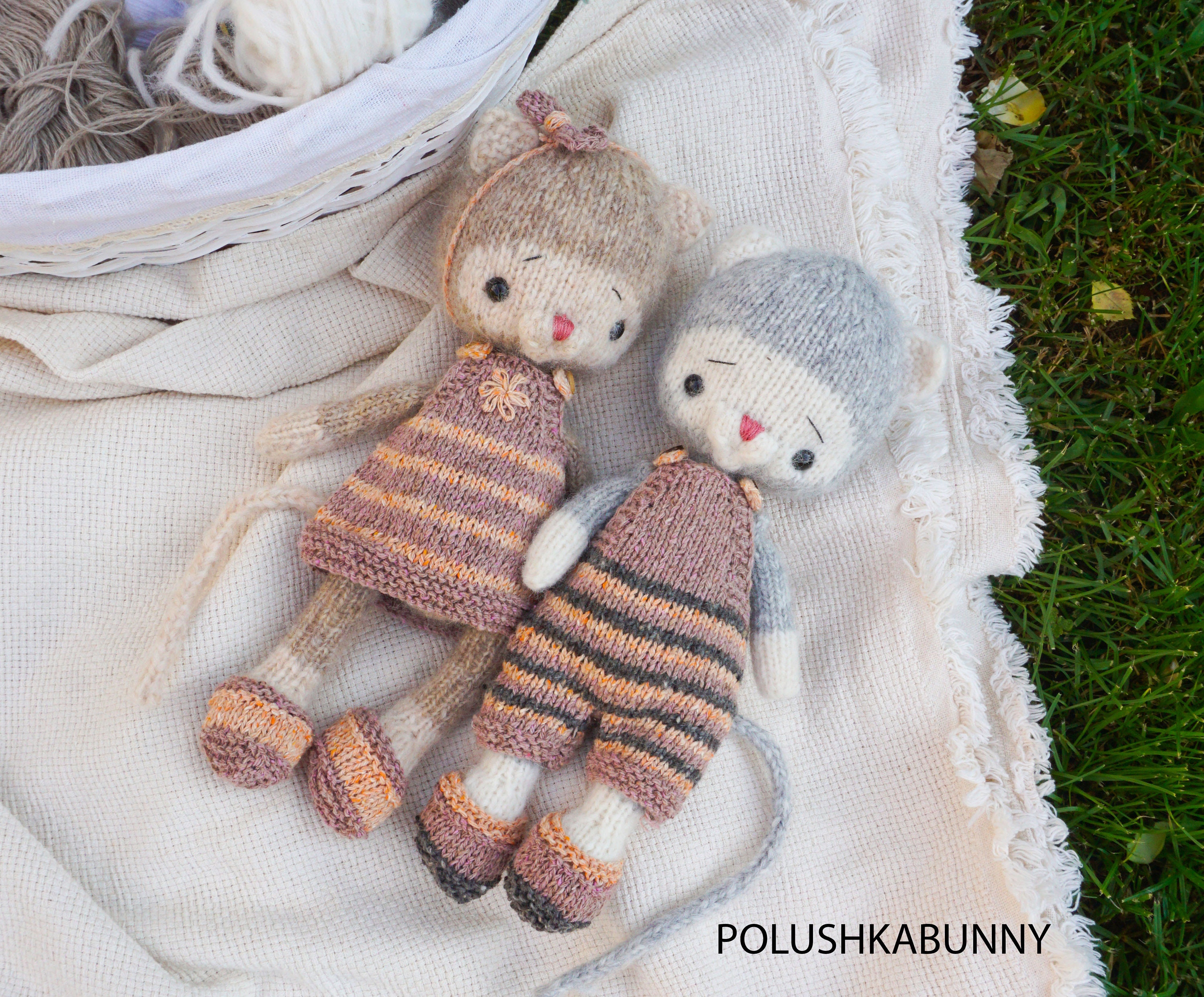 Knitting Pattern Little Cute Clothes Set for Small Toys - Etsy