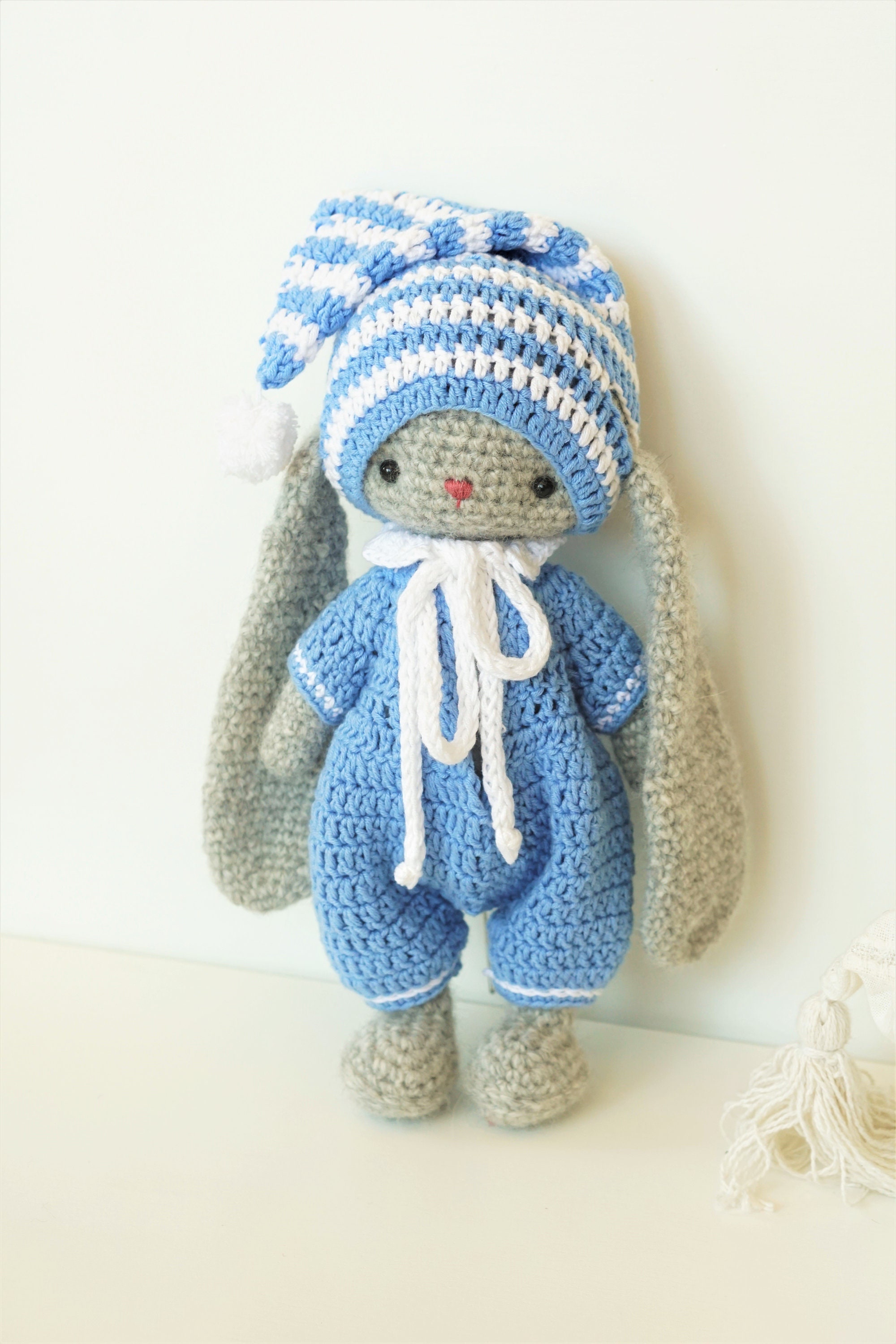 Crochet Pattern Little Bedtime Toy Outfit for Small Toys - Etsy