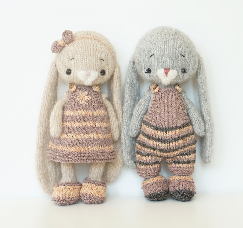 Knitting Pattern Little Cute Clothes Set for Small Toys - Etsy