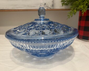 Blue Vintage Candy Dish | Etsy