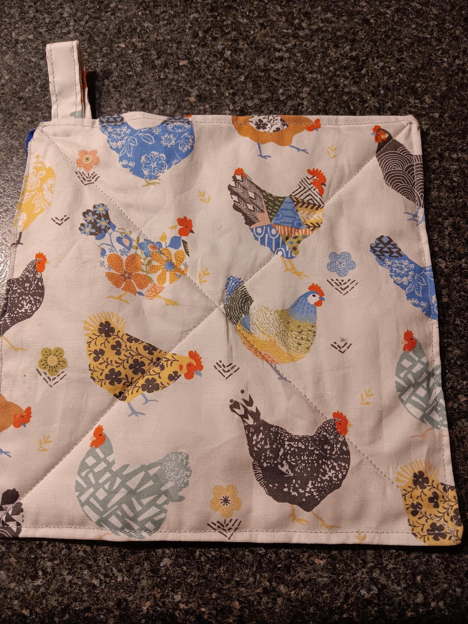 Farm House Chickens Pot Holder - Etsy