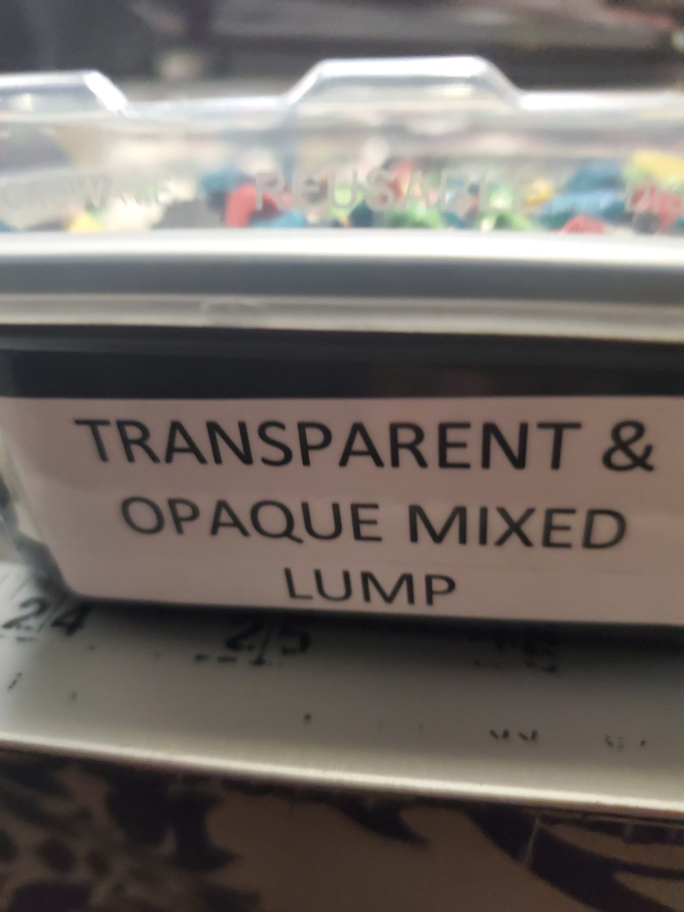 Opaque and Transparent Mixed Lumps Large Mesh - Etsy
