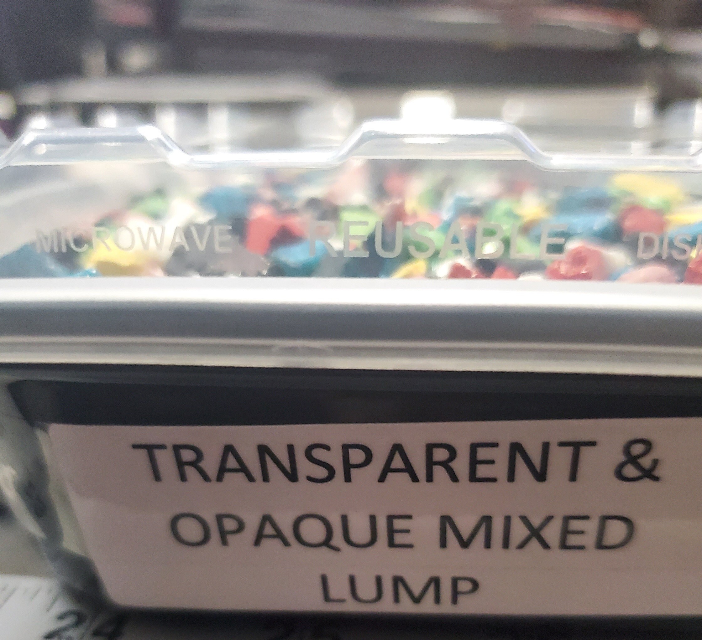 Opaque and Transparent Mixed Lumps Large Mesh - Etsy