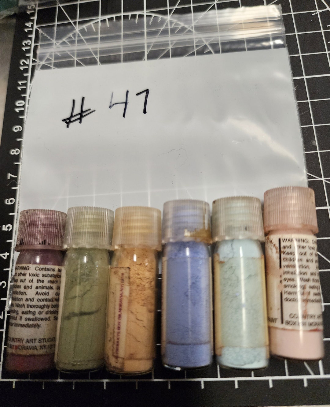 Lot 047 Vintage China Paints, Great Colours Use as Overglaze in ...