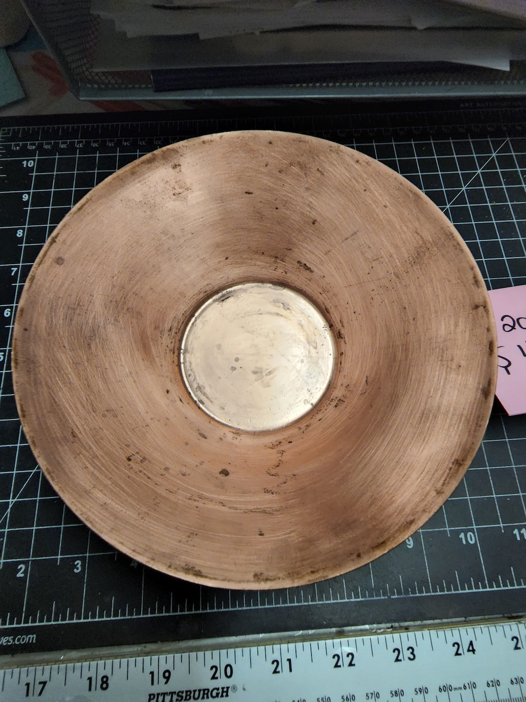 Raw Copper Blanks 205 Deep Large Round Platter - Etsy