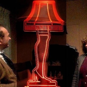 8" Tall Leg Lamp LED Acrylic Light | A Christmas Story | 16 Colors ...