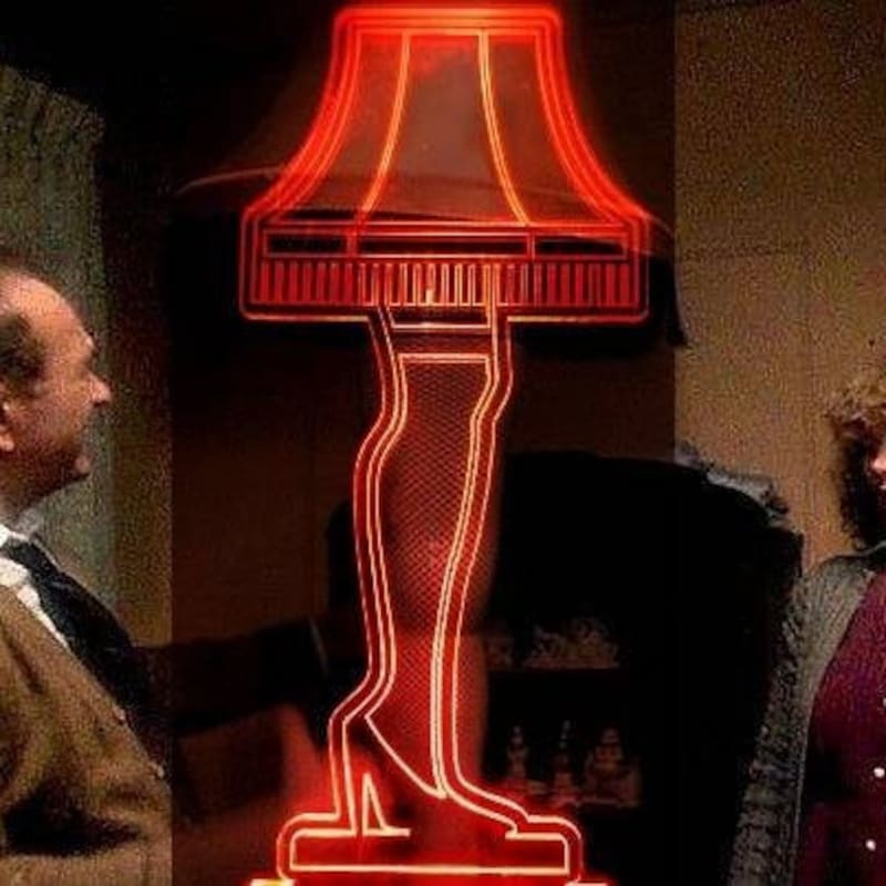 Christmas Story Leg Lamp Full Size - Etsy
