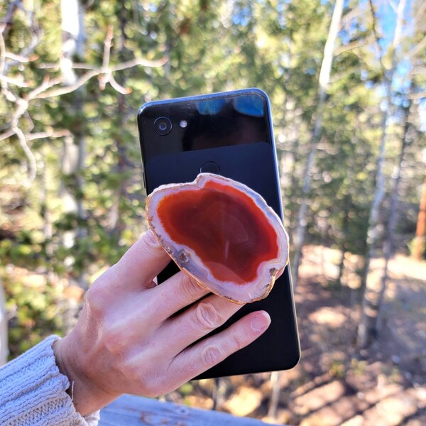 Geode Phone Grip - Etsy