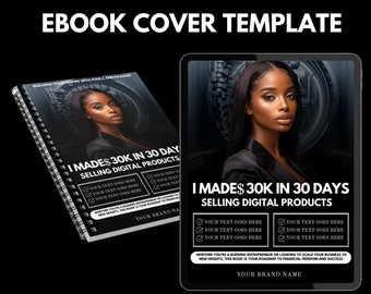 Digital Product Ebook Cover, DIY Ebook Cover, DIY White Label, PLR Ebook Cover, Planner Ebook ...