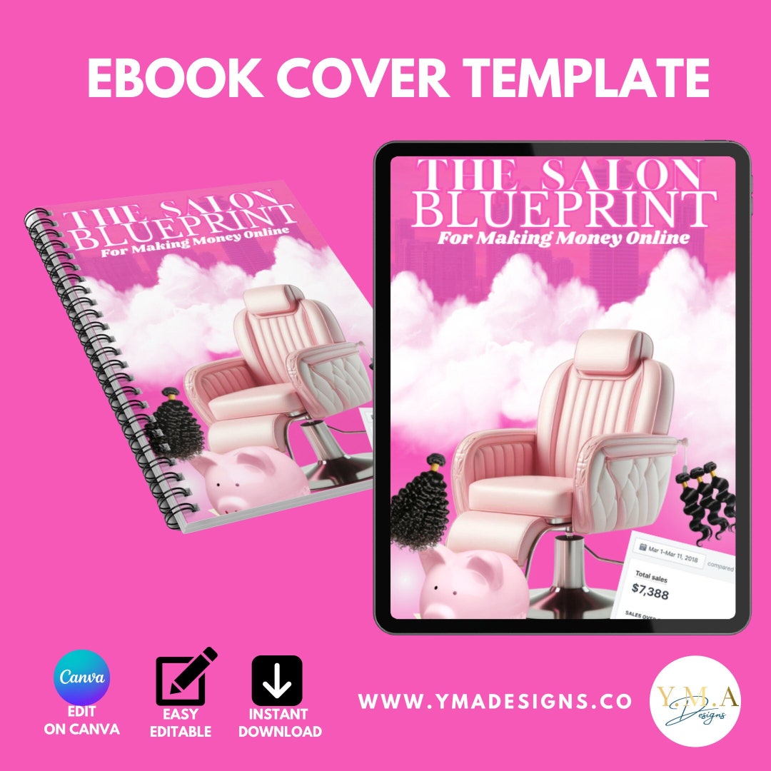 Diy Hair Salon Ebook Cover, DIY Ebook Cover, DIY White Label, PLR Ebook ...