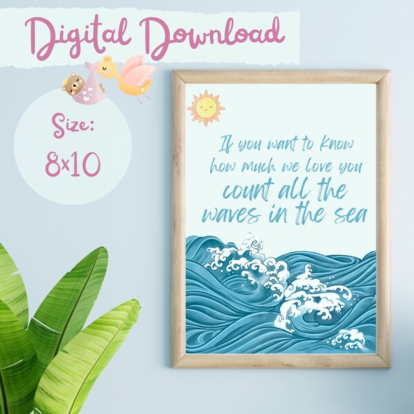 Count All the Waves - Etsy
