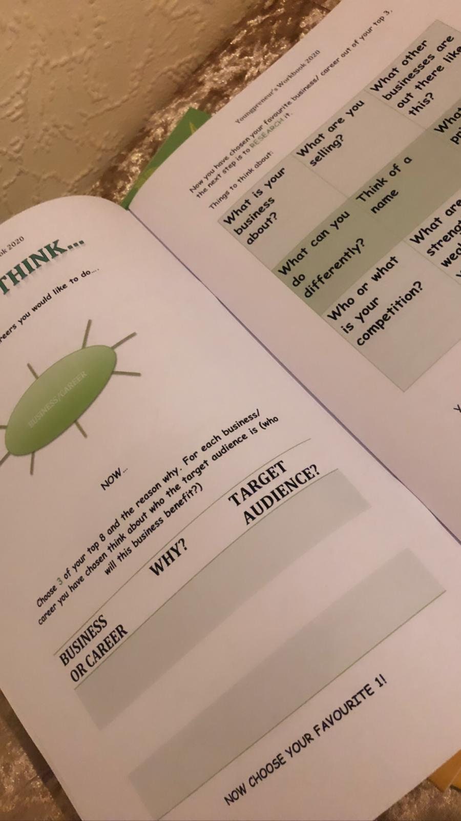 Youngpreneur's Workbook - Kids Business Pack | Mini Course | Money ...