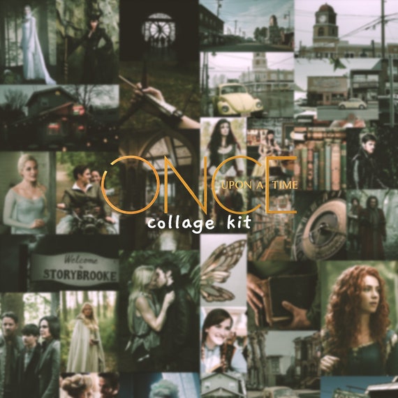 Once Upon a Time Wall Collage Kit digital Only - Etsy