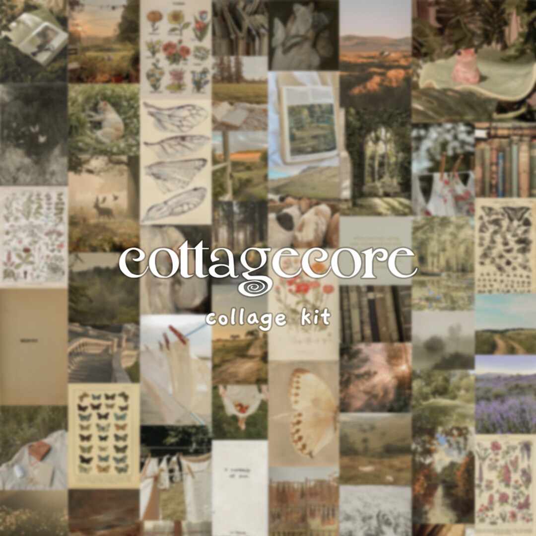 Cottage Core Wall Collage Kit [digital Only] - Etsy Canada