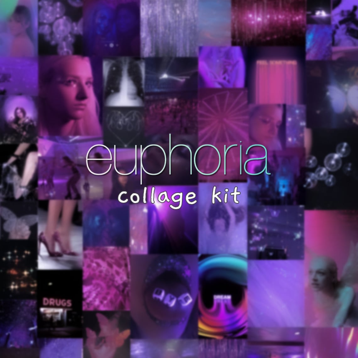 Euphoria Collage Kit [digital Only] - Etsy Canada
