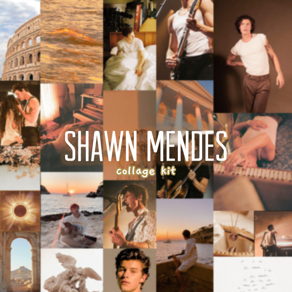Shawn Mendes Collage Wallpaper