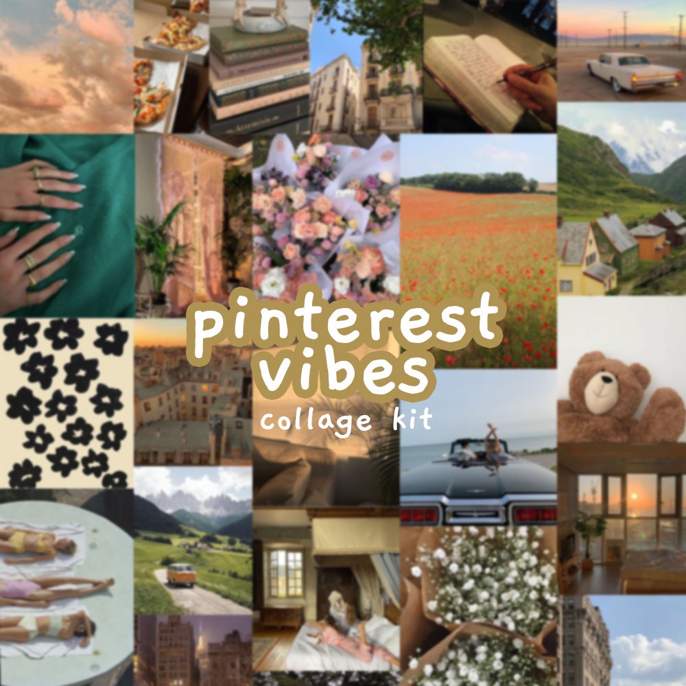 Pinterest Vibes Wall Collage Kit - Etsy