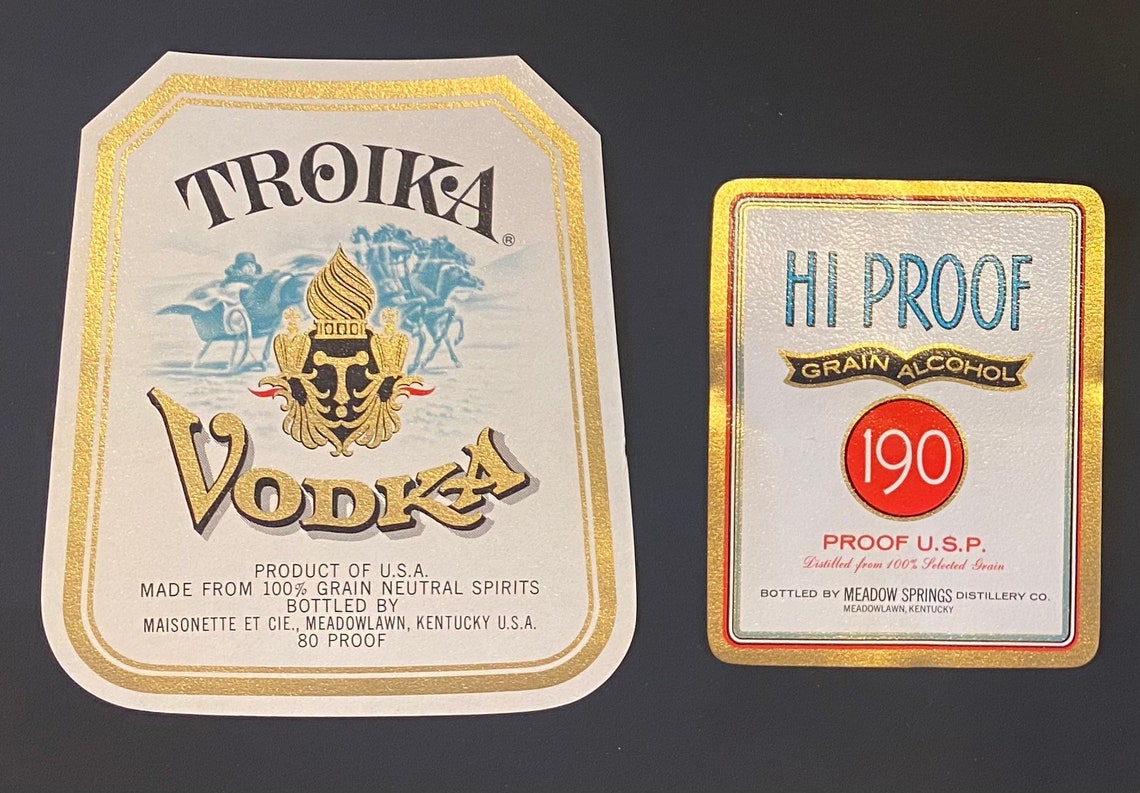 24 Different Vintage Whiskey/liquor Labels - New Old Stock - Different ...