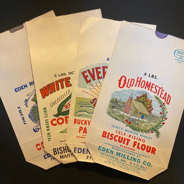 Paper Corn Meal Bags - Etsy