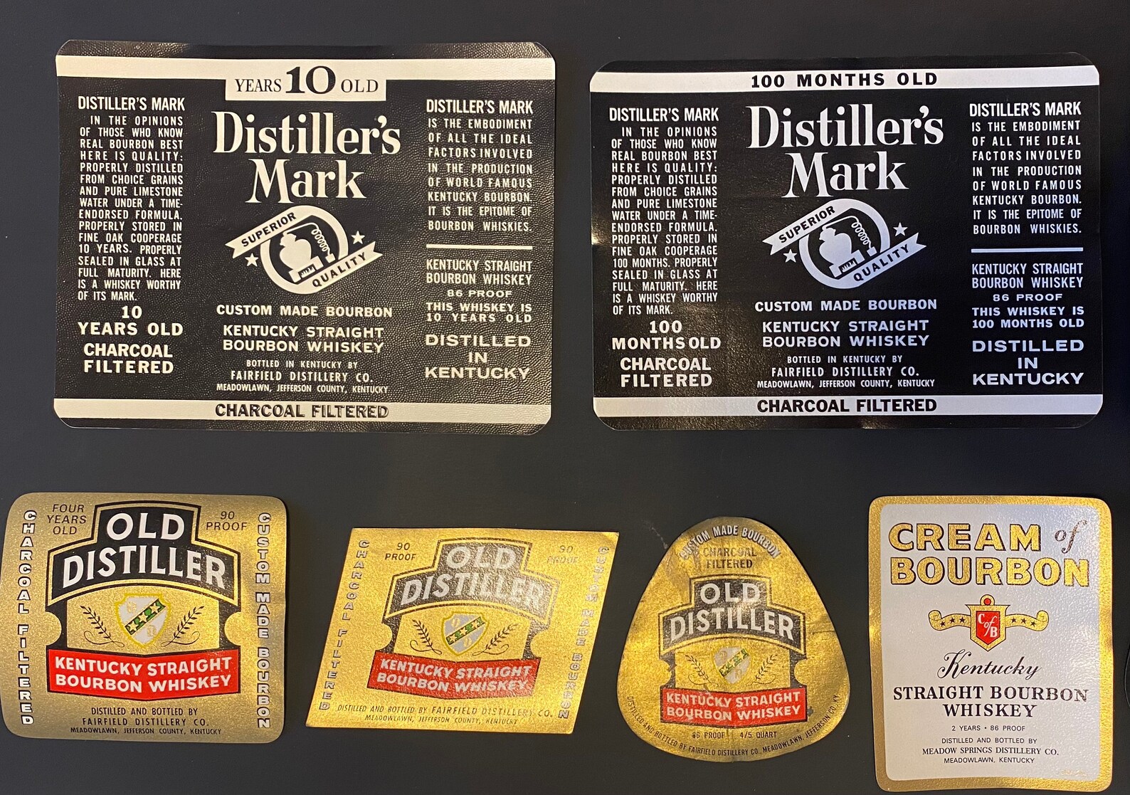 24 Different Vintage Whiskey/liquor Labels - New Old Stock - Different ...