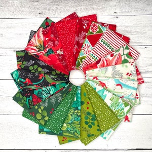 Winterly Fat Quarter Bundle | 18 Pieces | by Robin Pickens for Moda ...