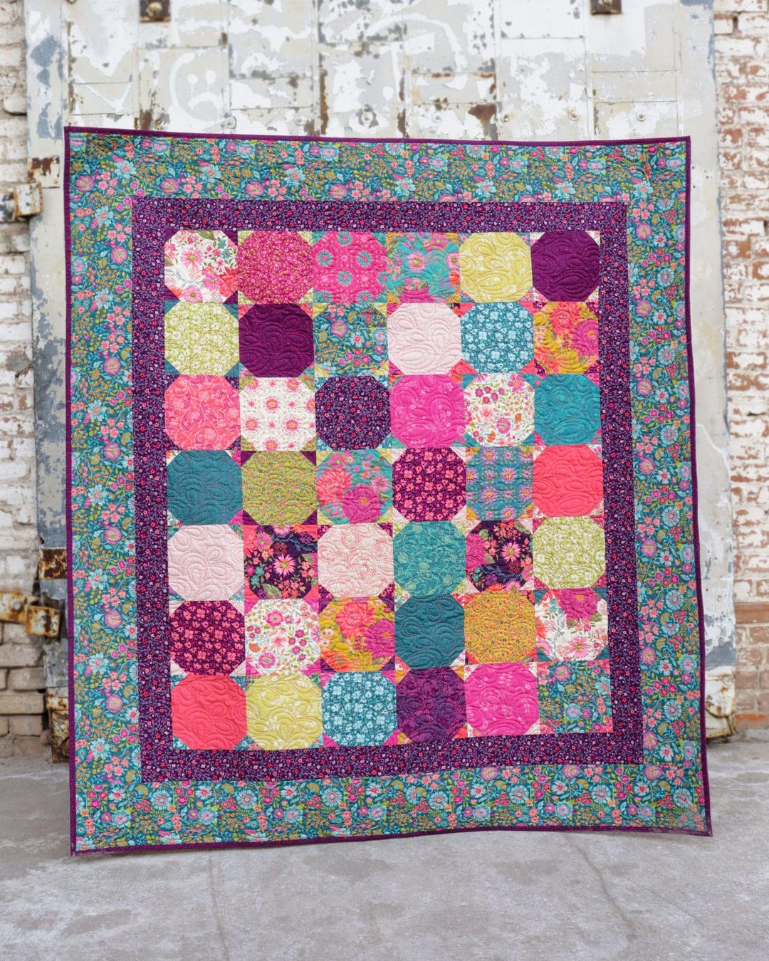 Patchouli Quilt Kit Featuring Parlor by Crystal Manning for Moda | 60 ...