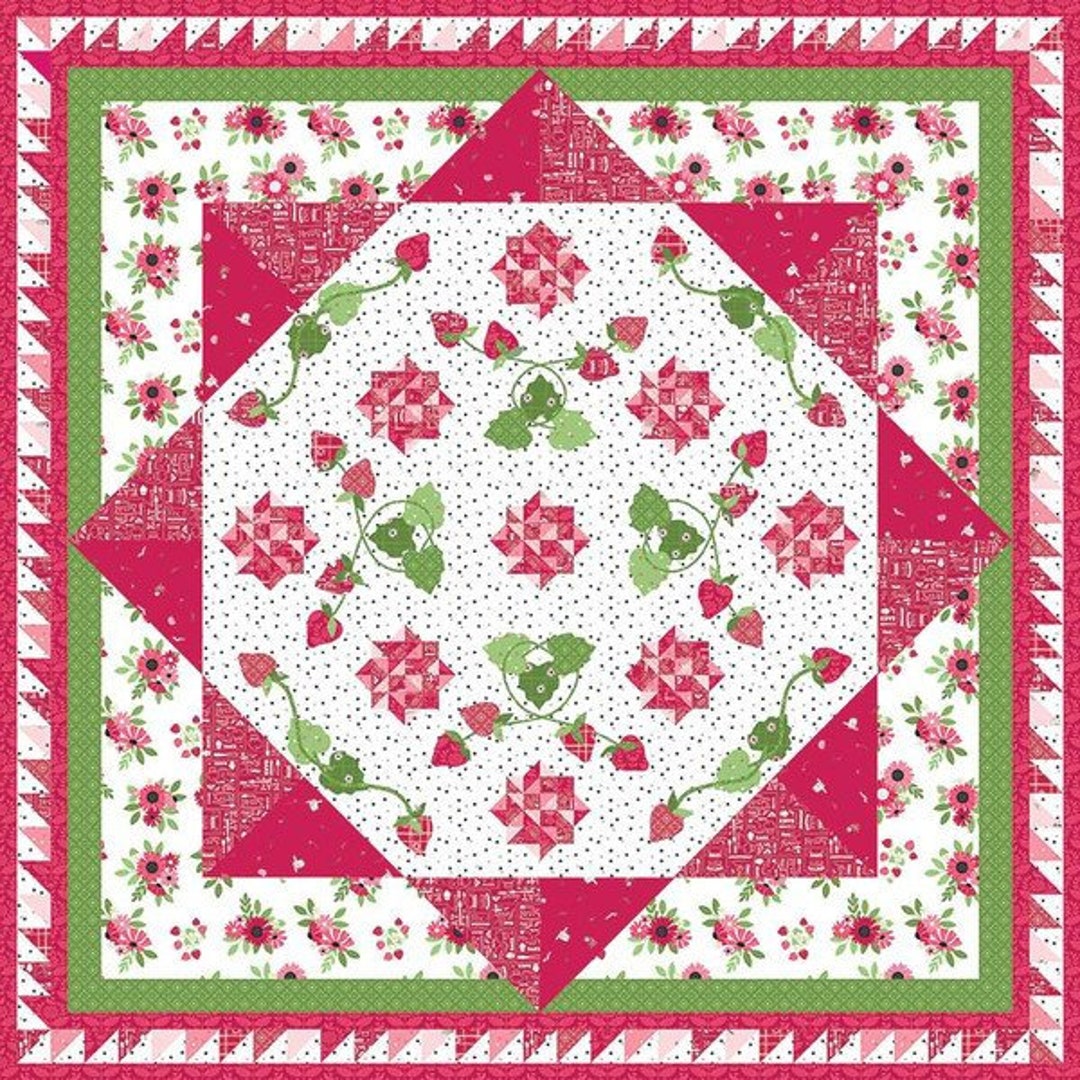 Bake off Quilt Kit | Features Flour & Flower by Jill Filnley of Jillily ...