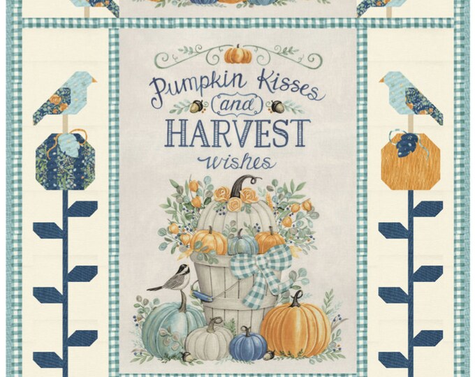I Love Fall Quilt Kit, Whitewashed Version Featuring Harvest Wishes by ...