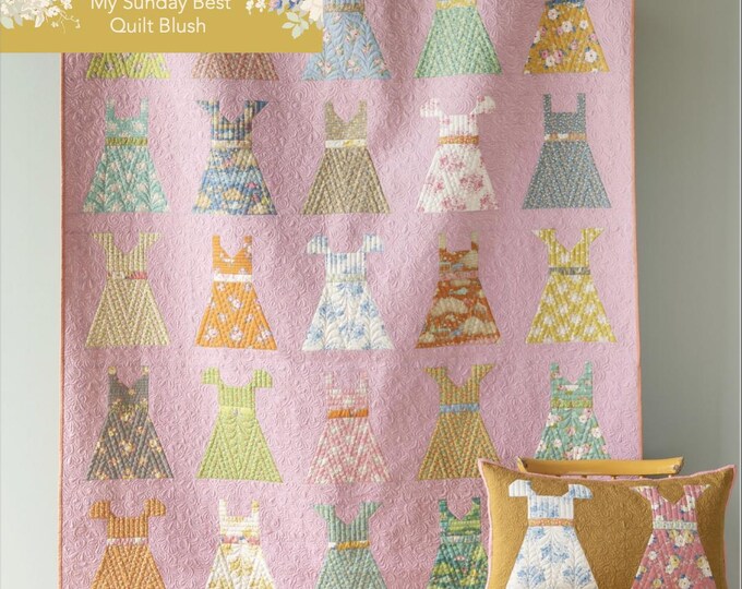 Tilda My Sunday Best Quilt Kit, Blush Version | Featuring the Sunday ...