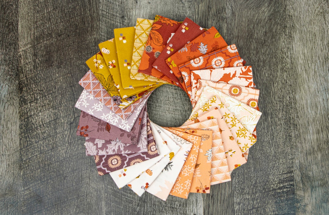 Clearance/marked Down | Maple Fabric Bundle | 24 Pieces | Fat Quarters or Half Yards |by ...