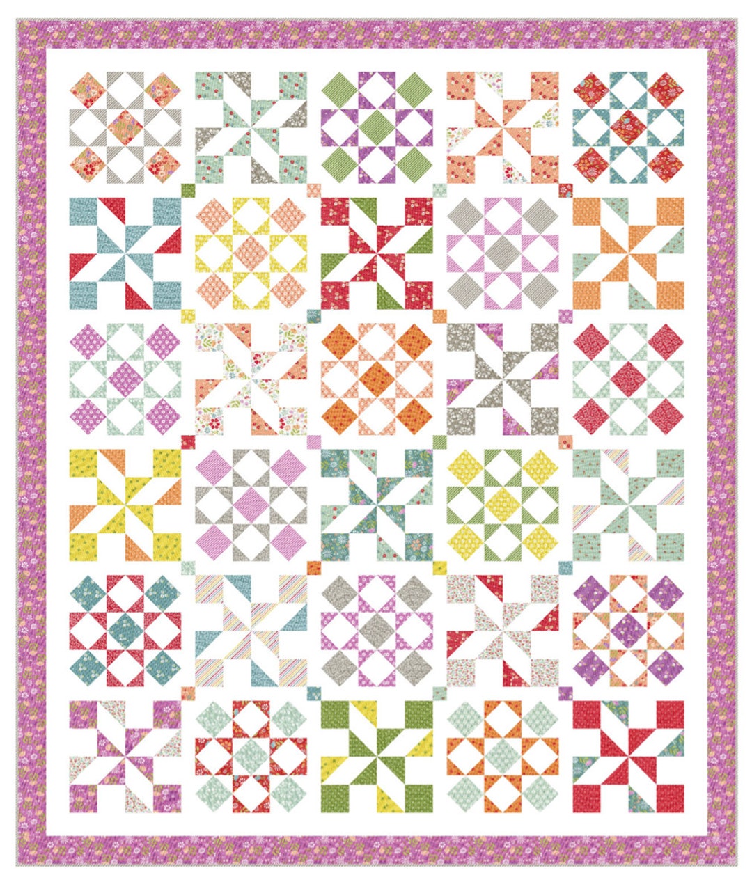 Aurora Quilt Kit | Featuring the Laguna Sunrise Collection by Sherri ...