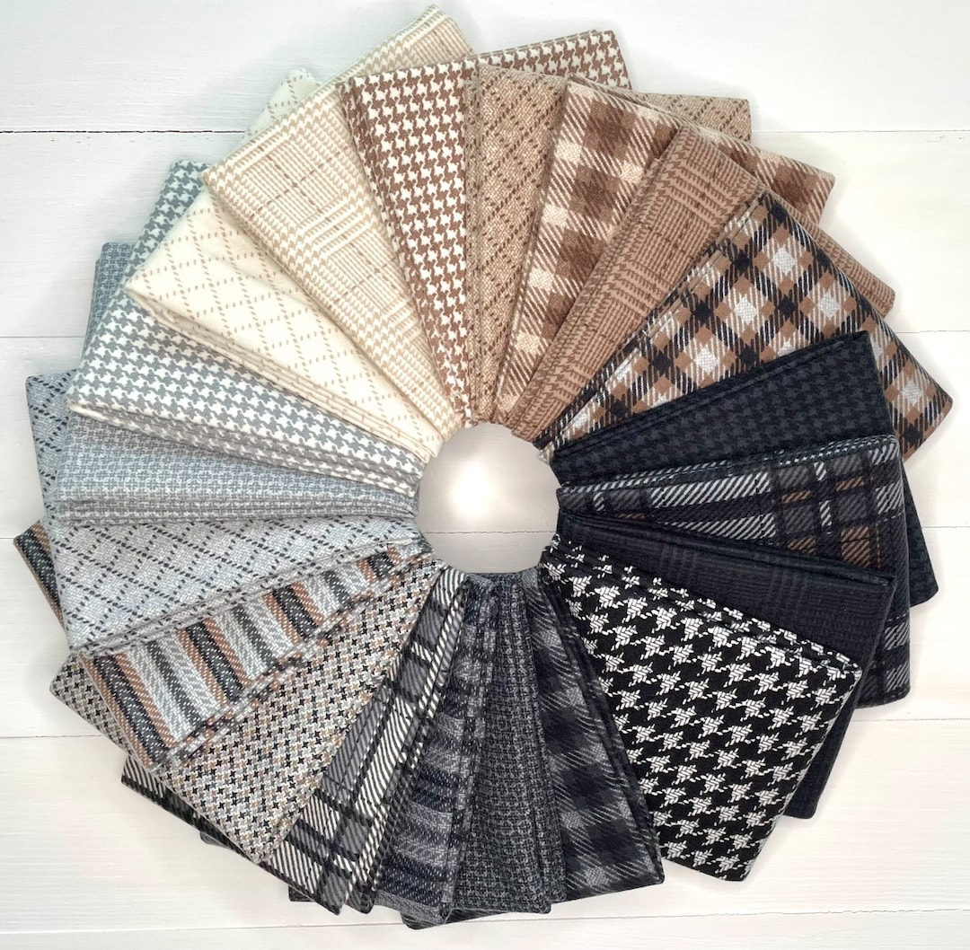 Farmhouse Flannels III Fat Quarter Bundle | 20 Pieces, FLANNEL | by ...