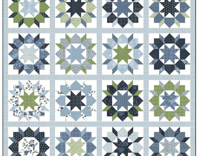 Swoon 16 Quilt Kit | Featuring Shoreline by Camille Roskelley for Moda ...