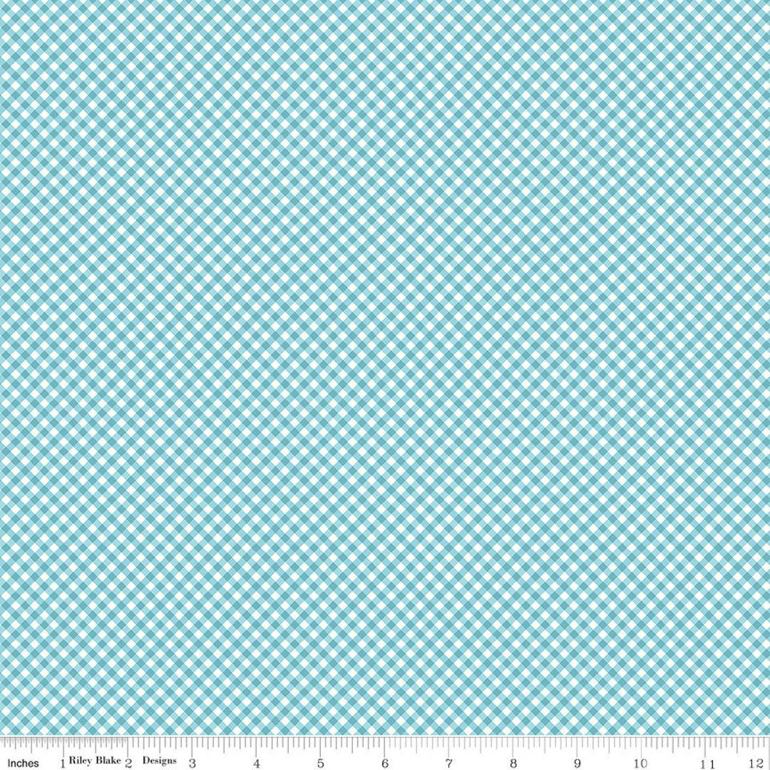 Bee Ginghams Fabric Sold by the Half Yard | "rebecca" Diagonal Gingham ...