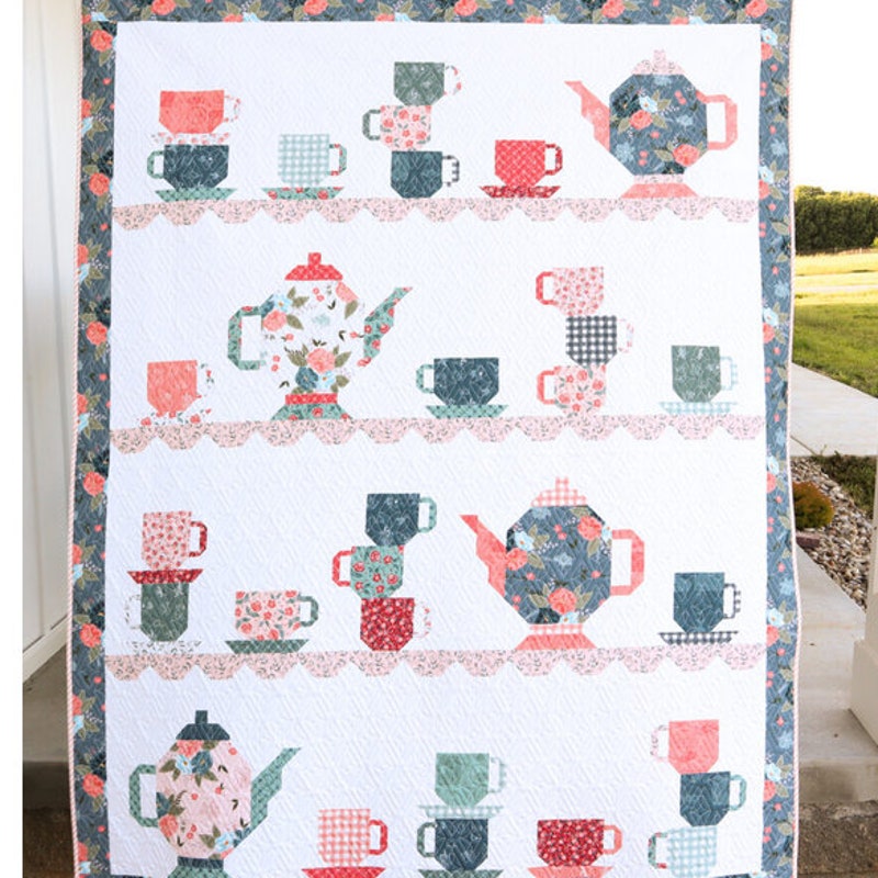 Tea Party Quilt Pattern - Etsy