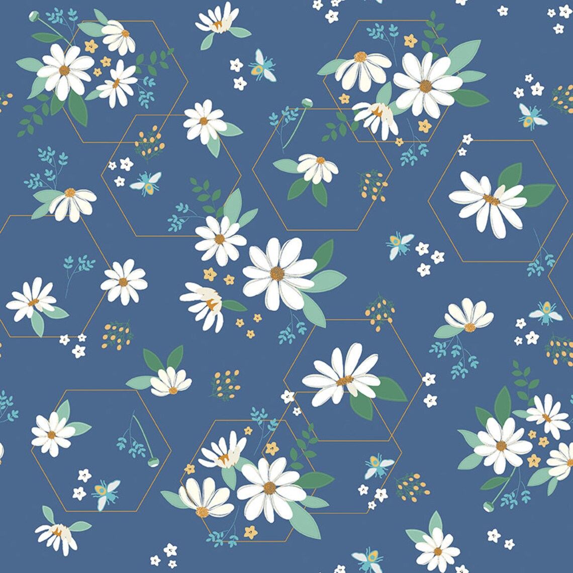 Daisy Fields Flying in Squares Quilt Kit Daisy Fields by - Etsy