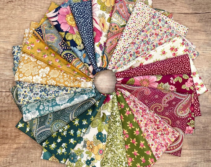 Chelsea Garden Fat Quarter Bundle | 21 Pieces | by Moda Fabrics | Store ...