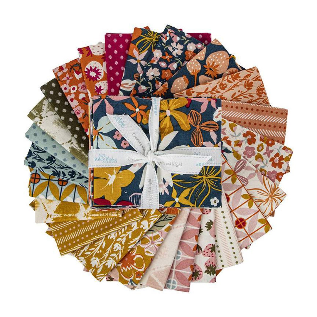 Eden Fat Quarter Bundle 24 Pieces by Gabrielle Neil for Riley Blake ...