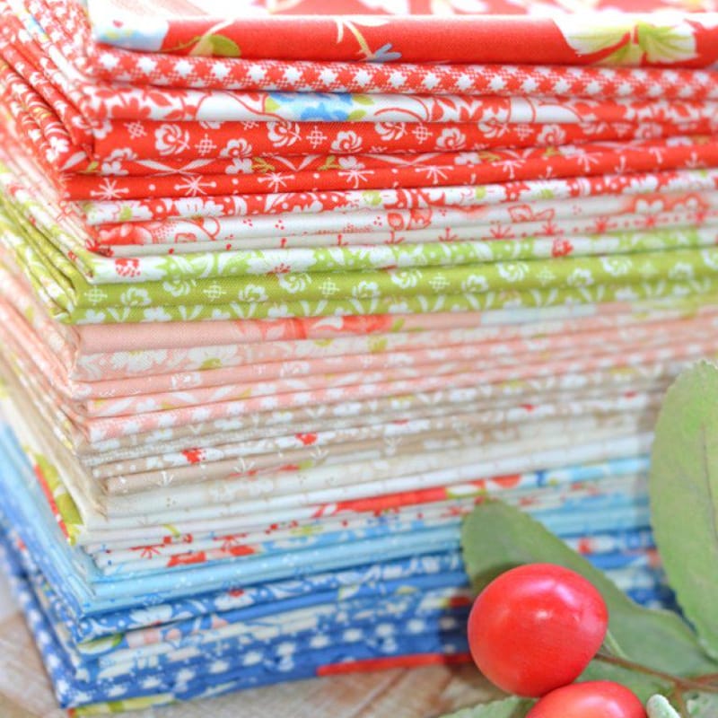 Red and Cream for Quilt - Etsy