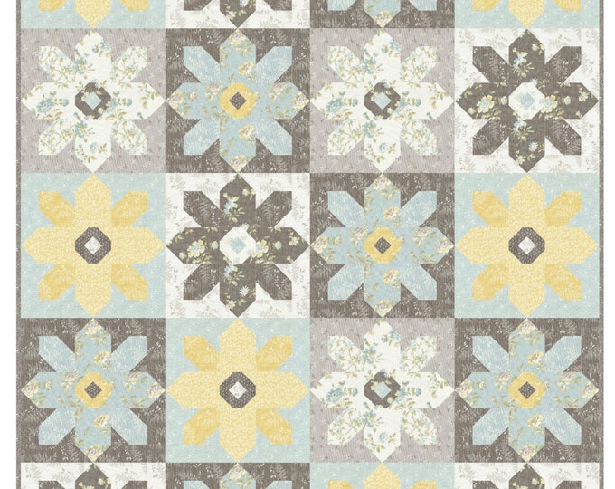 Honeybloom Daisy Mae Quilt Kit Featuring Honeybloom by 3 Sisters for ...