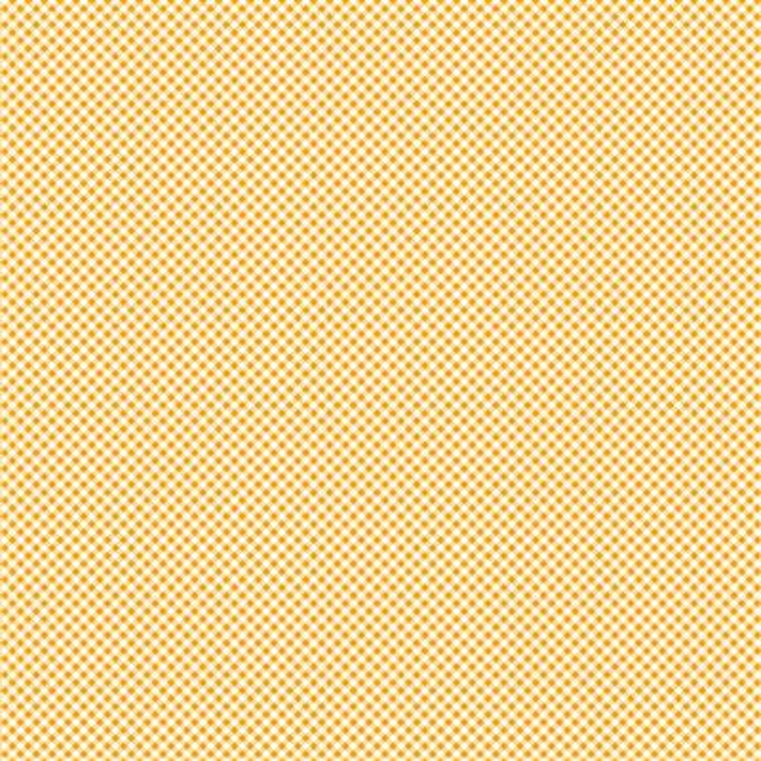 Leap Frog Diagonal Gingham in Dark Gold | Fabric Yardage | Designed by ...