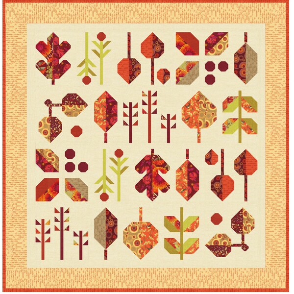 Oak Leaf Quilt Pattern - Etsy
