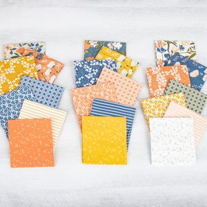 Clearance | With a Flourish Fabric | Leaves in Mustard | by Simple Simon and Co. for Riley Blake ...